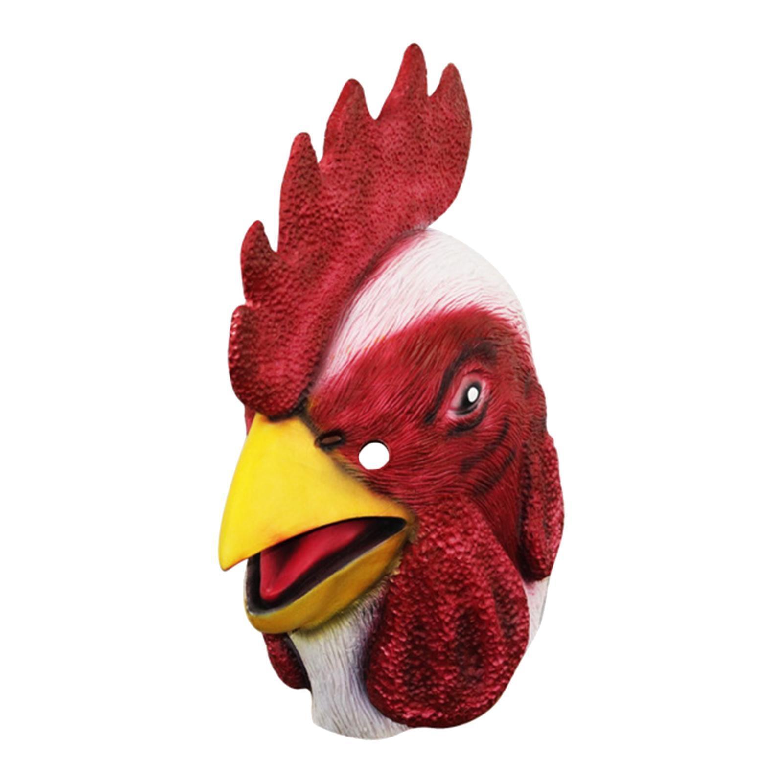 Chicken Mask Halloween Decoration Clubs Party Supplies Latex Masquerade ...