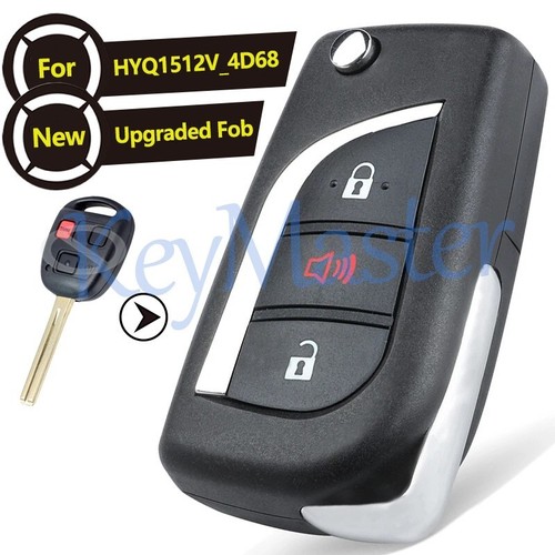 Upgraded Flip Remote Key for 2003-2009 Lexus GX470 LX470 Fob HYQ1512V ...