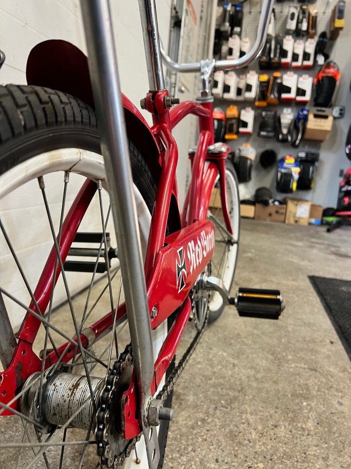 1970s Huffy Red Baron Banana Seat Kids Muscle Bicycle Dragster | eBay
