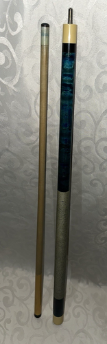 Vintage 58" Huebler Pool Cue Very Good Condition Used Blue Well Made | eBay