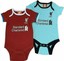 LIVERPOOL FC BABIES FOOTBALL KIT BODY PRAM SUIT BABY GROW VEST x 2 LFC ...