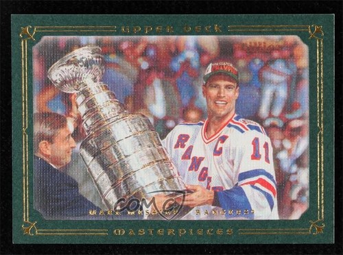 2008-09 Upper Deck Masterpieces Green Framed /99 Mark Messier #10 HOF ...