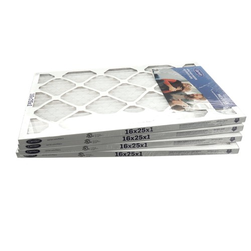Carrier Merv 13 1" Air Filter, 16"X25"X1", 4 Pack 16X25X1-M13-C-P4 ...