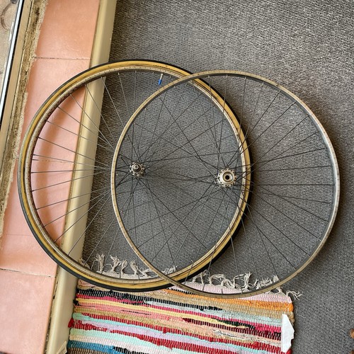 Vintage Bicycle 70s Era 27 x 1 1/4 Lightweight Chrome Rim Set Read ...