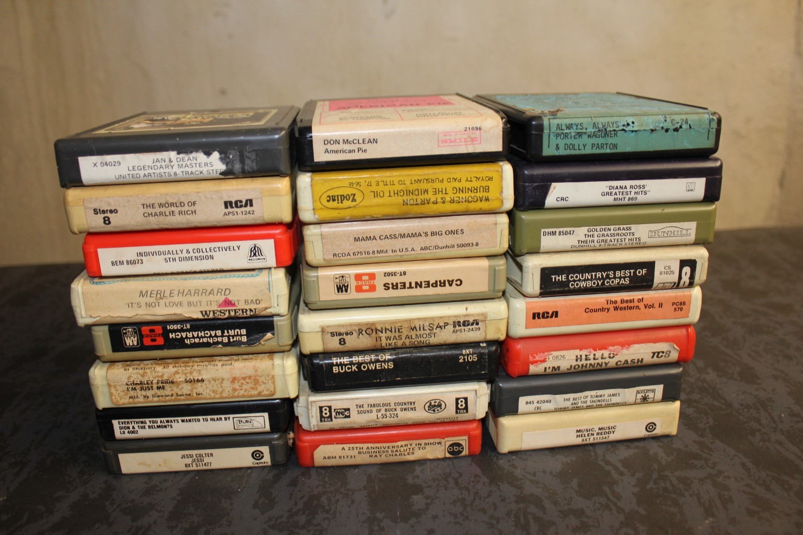 24 Vintage 8 track tapes lot UNTESTED SOLD AS IS | eBay