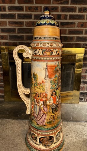 Unique German Beer Stein With Lid “worlds largest beer stein” out of ...
