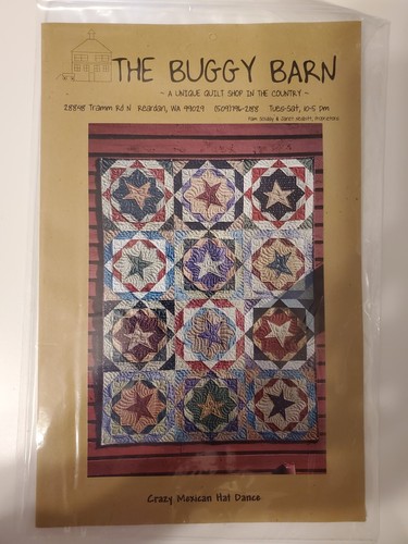 The Buggy Barn Crazy Mexican Hat Dance Quilt Pattern #606 Applique ...