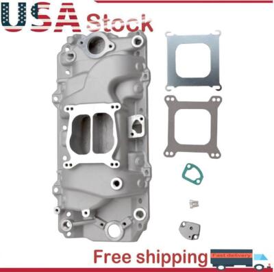 For BBC 396 402 427 454 Chevy Big Block V8 Aluminum Dual Plane Intake ...