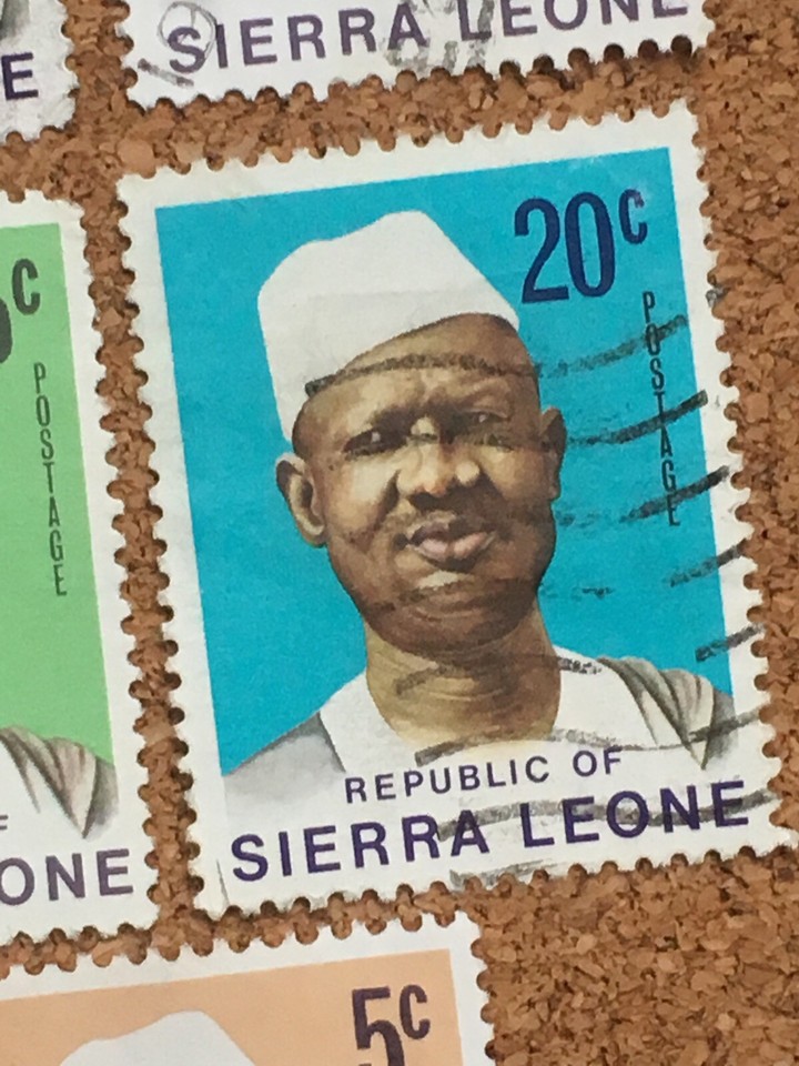 UOAS Sierra Leone Stamp 1972 President Siaka Stevens Franked Used ...