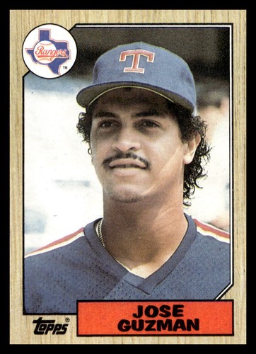 1987 Topps #363 Jose Guzman Texas Rangers | eBay