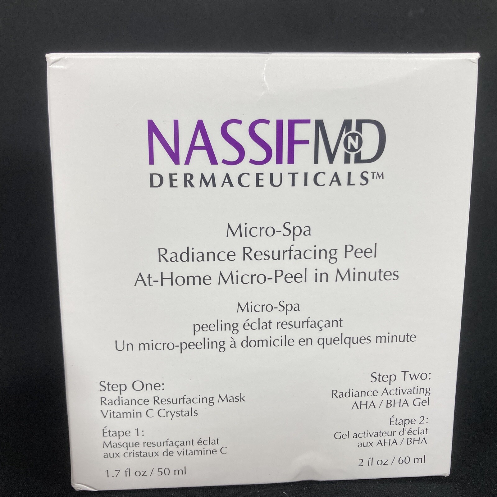 Nassif MD Micro-Spa Radiance Resurfacing Peel At home Micro Peel Kit New | eBay