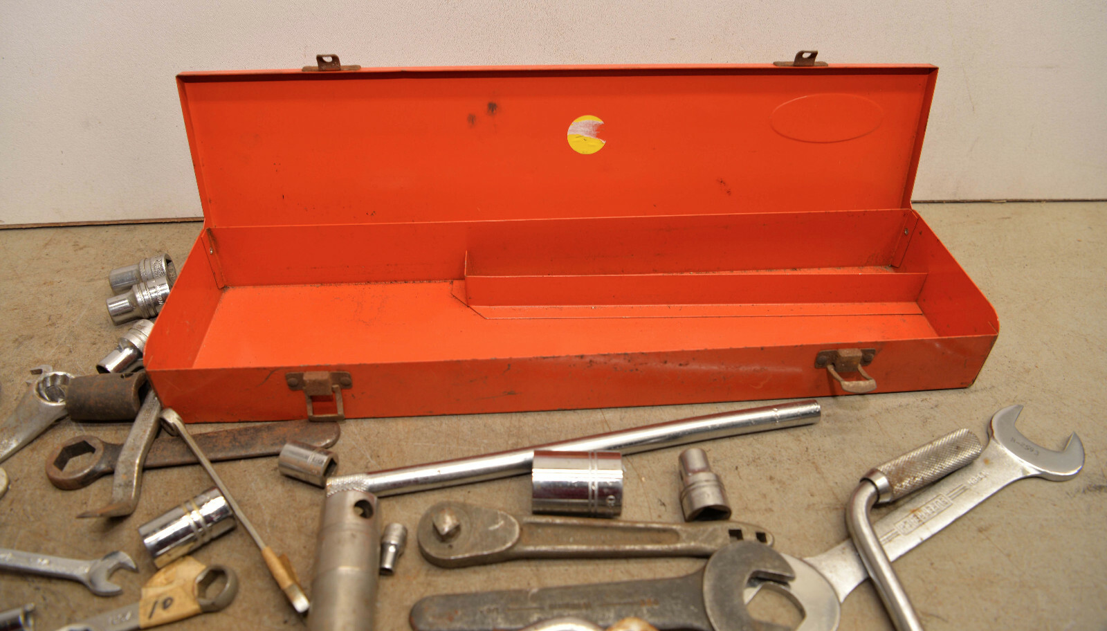 Vintage mechanic tool all Williams US made wrench ratchet socket box ...