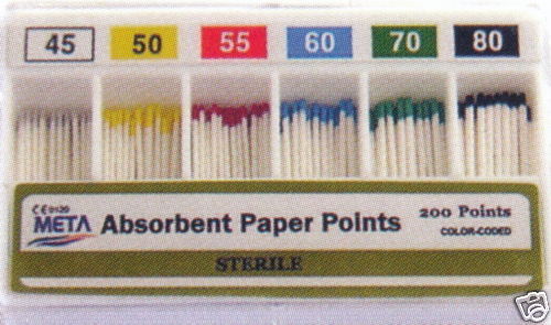 Dental Absorbent Points / Paper Points - #45-80 | eBay