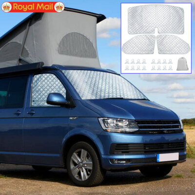 3PCS For VW T5 T6 Internal Thermal Blinds Window Screen Cover Blind ...