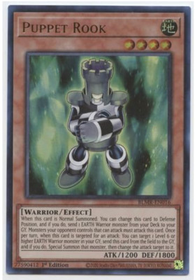 Yu-Gi-Oh! - Puppet Rook - BLMR-EN016 - Ultra Rare - 1st Edition - NM/M ...