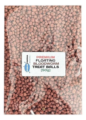 Bloodworm Floating Treat Balls Fish Food , for Goldfish ,Catfish etc ...