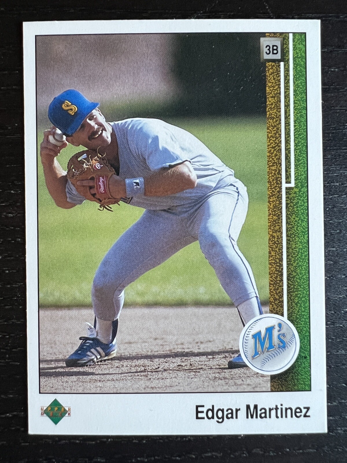 Edgar Martinez Rookie Card 1989 Upper Deck #768 Seattle Mariners RC ...