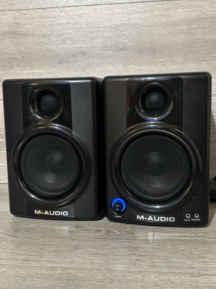 M-Audio Studiophile AV40 Powered Desktop Speakers Studio Monitors | eBay
