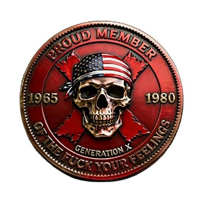 RED 1965-1980 PROUND MEMBER GENERATION X Commemorative Coin | eBay