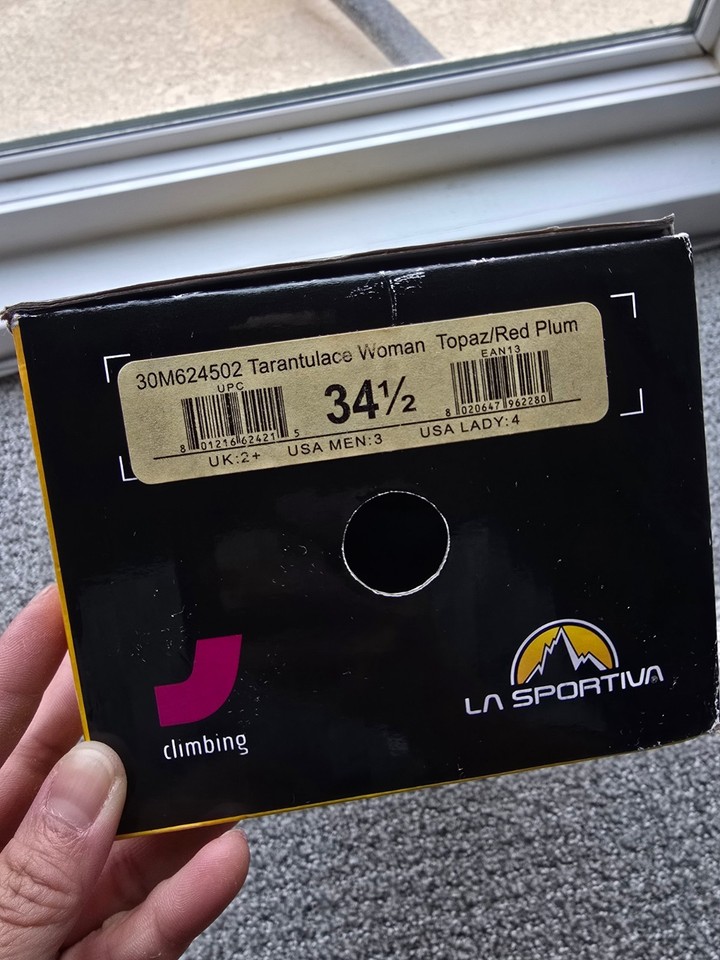 La Sportiva Tarantulace Women's Climbing Shoes, Topaz/Red Plum, 34.5 | eBay