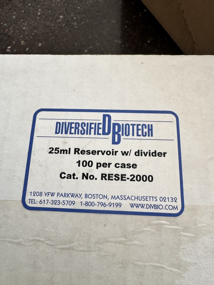 Reagent Reservoir with Divider 25 ml 800 Basins | eBay