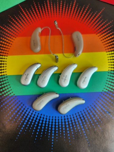 PAIR of Signia Pure Charge & Go 7X RIC Hearing Aids with WARRANTY! | eBay