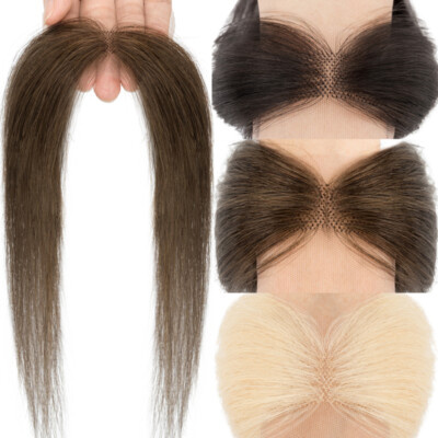 FULL LACE HAND-TIED FRONT HAIRLINE HUMAN HAIR PATCHES Hairpiece For ...