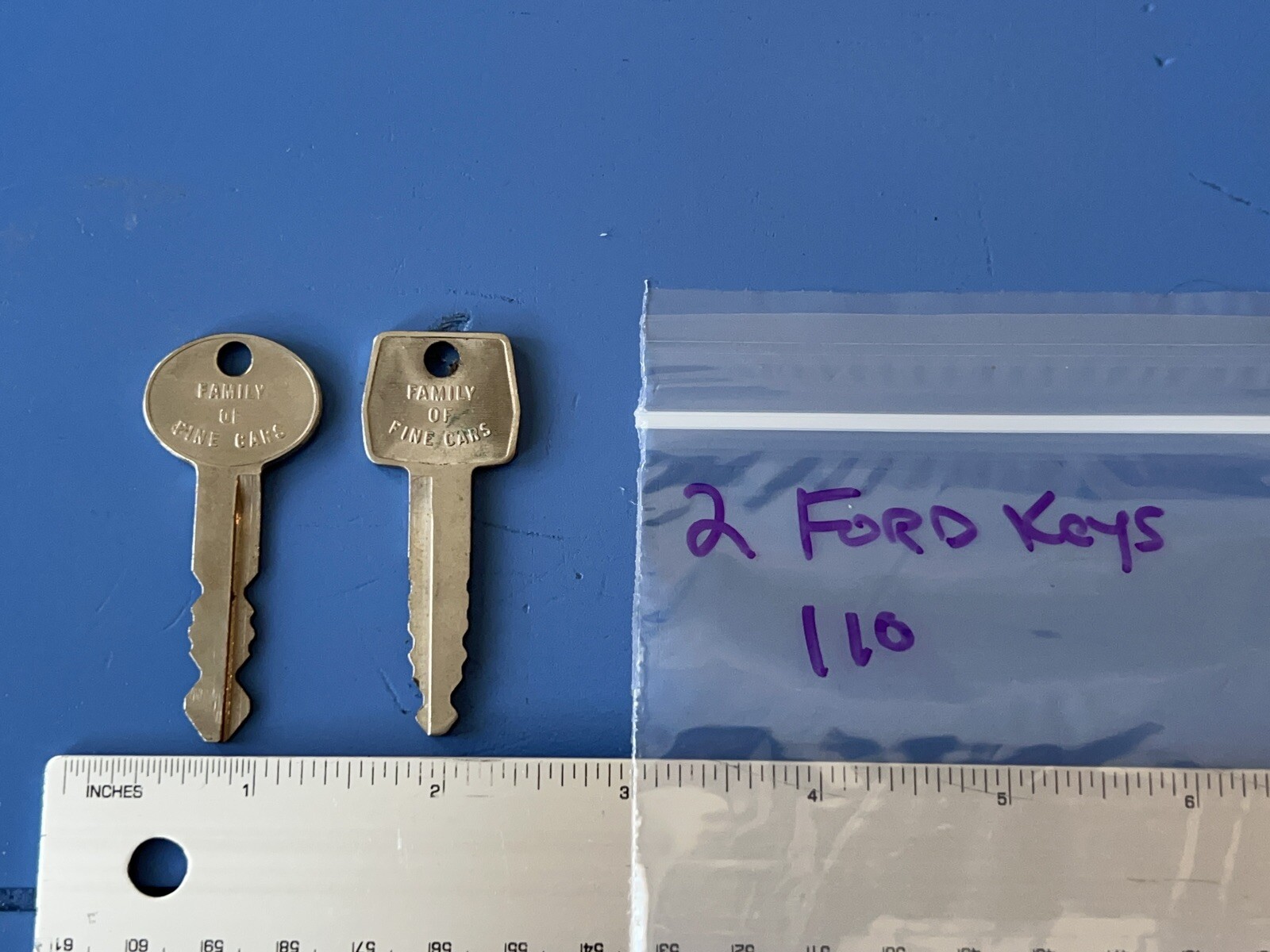 2 Vintage Ford Family Of Fine Cars Key Set | eBay