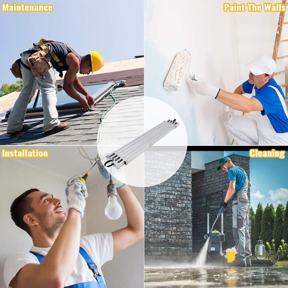 9/13/15ft Aluminum Telescoping Work Plank Adjustable Work Plank 440LBS ...