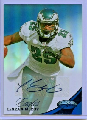 LeSean McCoy 2012 Panini Certified MIRROR BLUE Autograph /49 Eagles 💎 ...