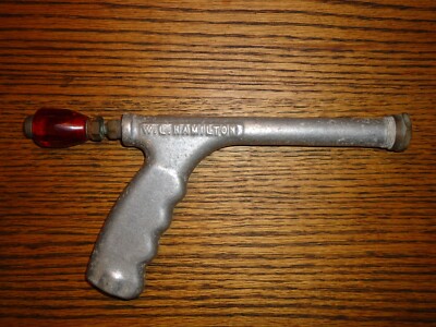 Vintage W.L. Hamilton Sprayer Nozzle with Red Handle--Still Turns | eBay