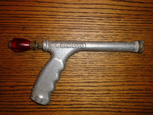 Vintage W.L. Hamilton Sprayer Nozzle with Red Handle--Still Turns | eBay