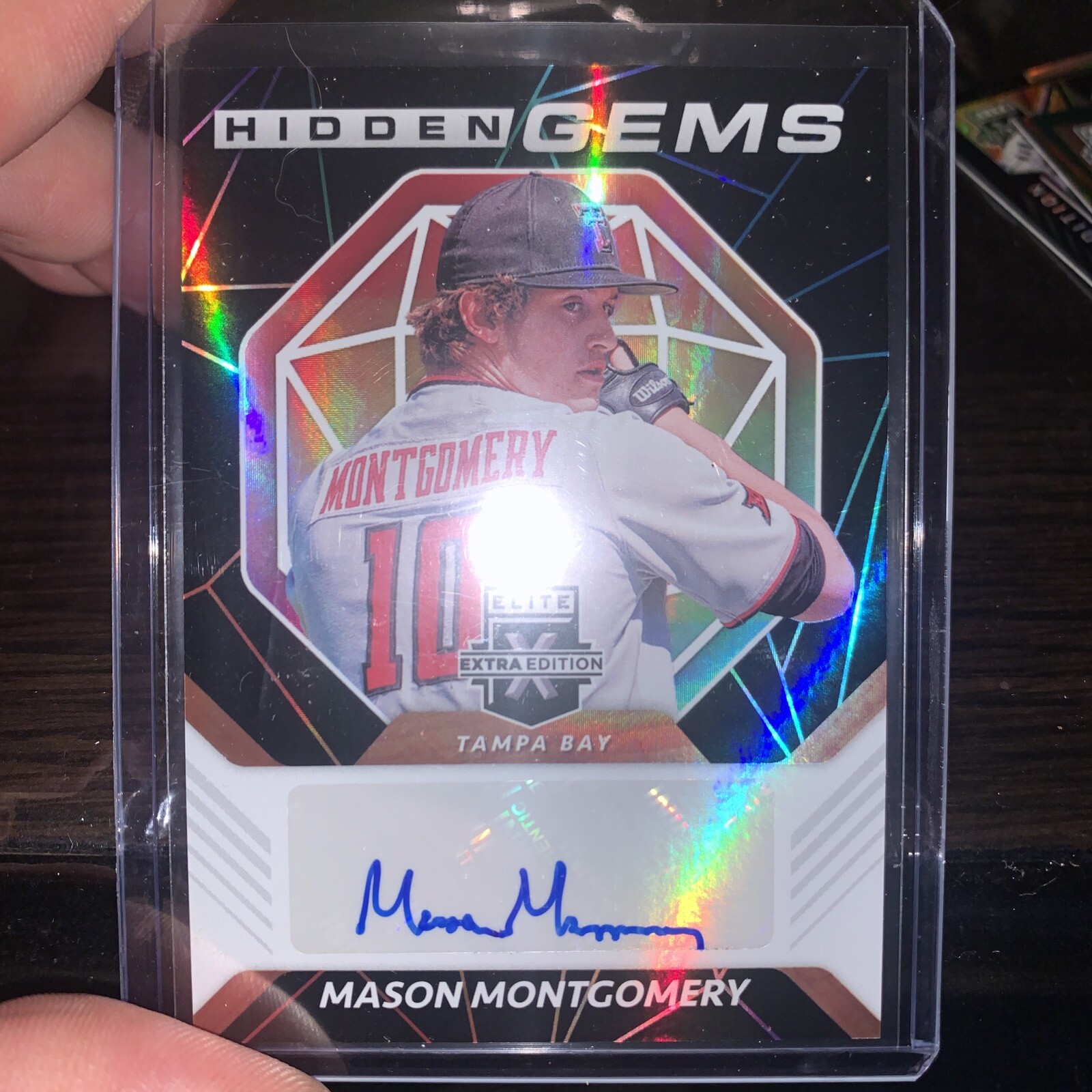 2021 Panini Elite Extra Edition-Hidden Gems-Mason Montgomery HG-MM Auto ...