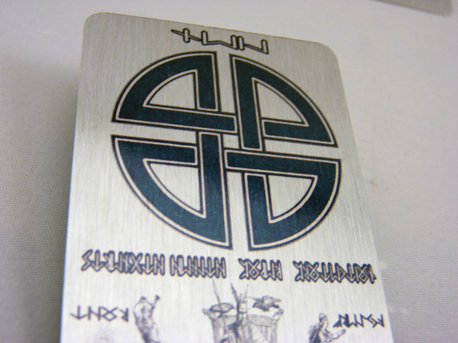 Viking Metal SHEILD KNOT, Odin, Thor, Freya Elder Futhark RUNE ...