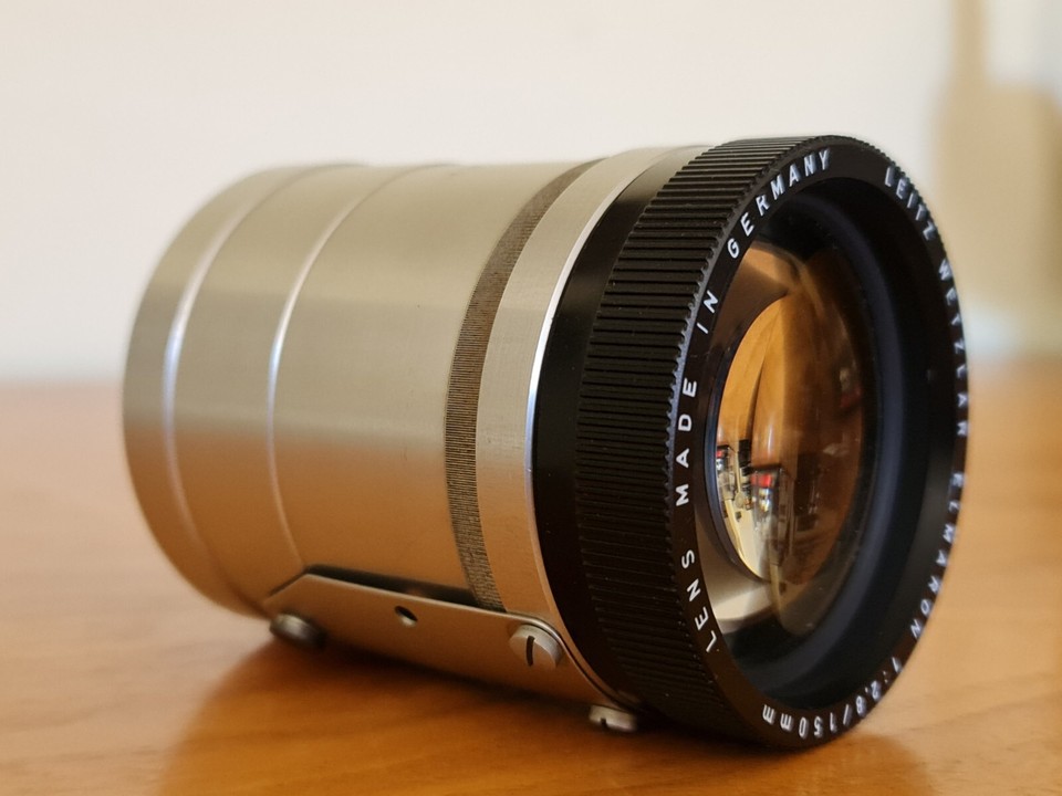 Leica Leitz Wetzlar Elmaron 150mm f2.8 Projector Lens + Focusing Tube ...