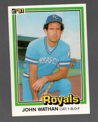 1981 Donruss #221 John Wathan NM/Mint | eBay