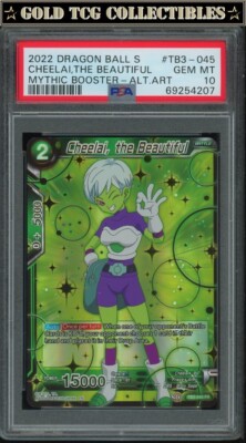 PSA 10 ⭐️ Cheelai the Beautiful Alt Art Promo Waifu Card Super DBS Z ...