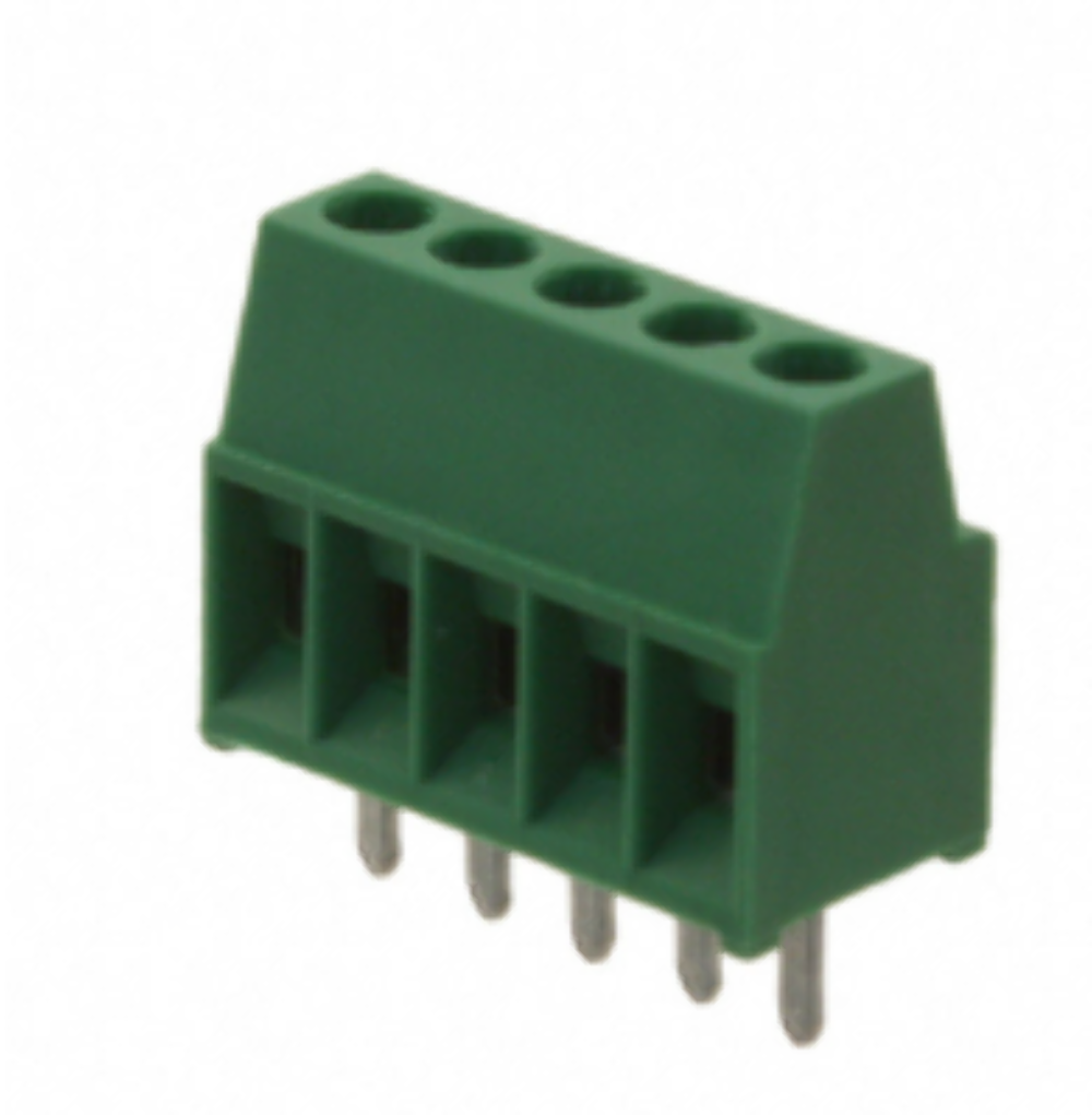 Pack of 4 282834-5 Connector Terminal Block 5 Position Side ENT 2.54MM ...