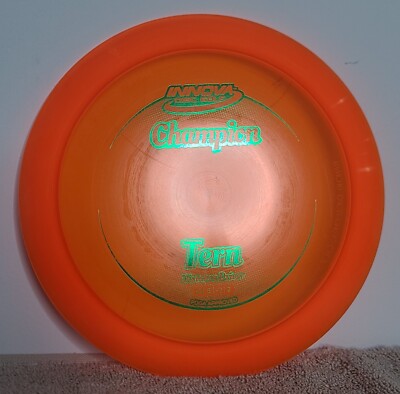 Used Innova Champion Tern 171g Orange disc Green Foil Distance Driver ...