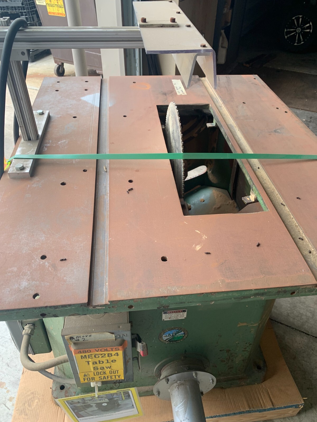 Northfield Size#4, 16" Table Saw, 7.5hp, 220/460V 3-PH, 36" x 44" | eBay