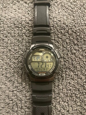 Casio AE-1000W-1AVDF Gray/black Men's Watch 79767443320| eBay