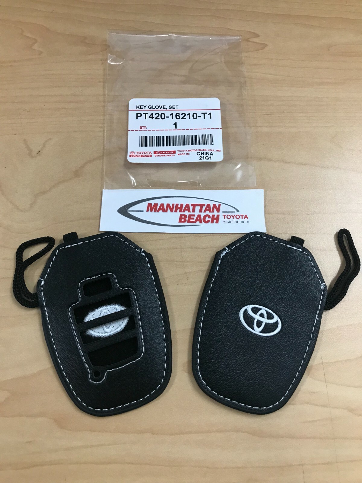 22-25 COROLLA CROSS LEATHER KEY GLOVE COVER GENUINE TOYOTA ACCESSORY ...