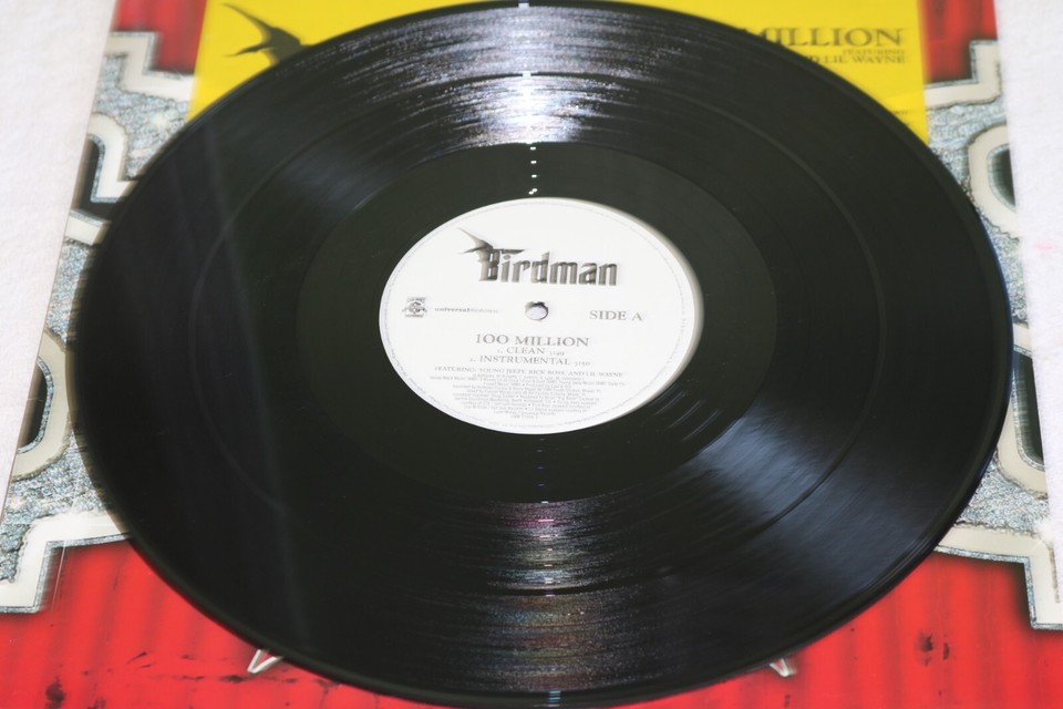 Birdman 100 Million 12" 2007 US NM Single Cash Money Records UNIR 21956 ...