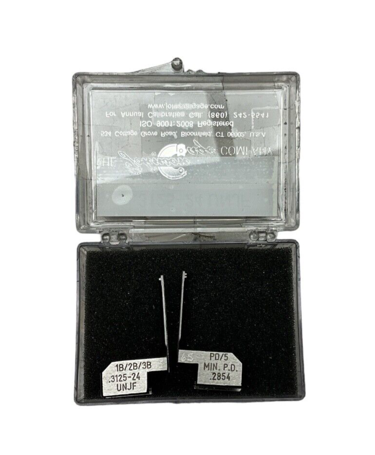 JOHNSON GAGE .3125-24 UNJF .2854 PD/5 #65 Thread Gage / Comparator ...