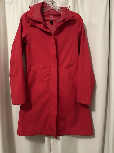Uniqlo Blocktech Water Resistant Parka LightJacket in Red Size XS | eBay