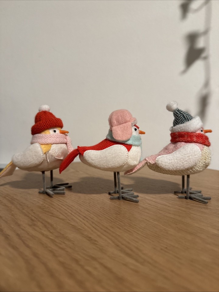 Spritz Target MINI Birds Winter / Holiday Set Of 3 | eBay