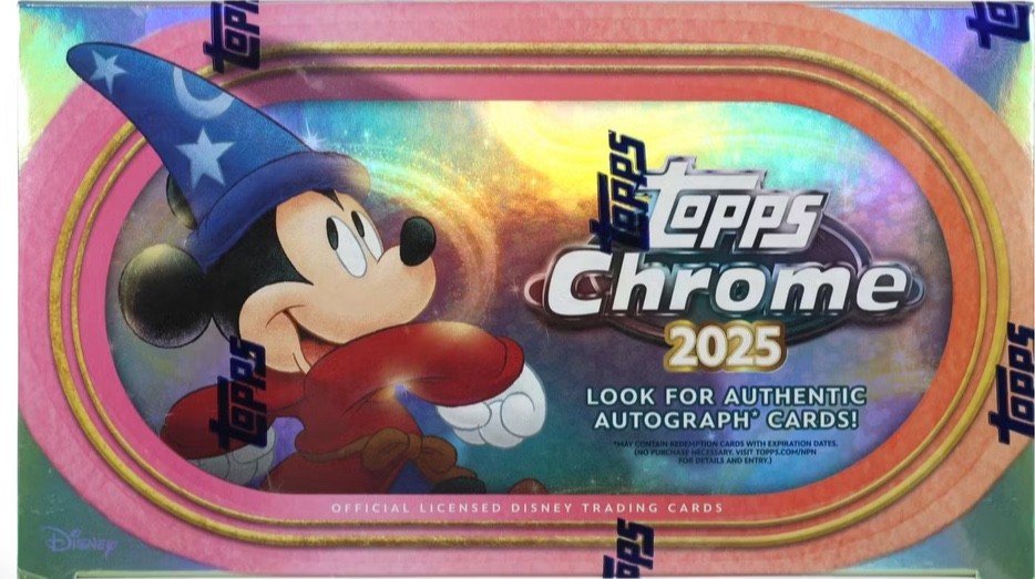 HOBBY BOX 2025 DISNEY TOPPS CHROME BREAK (LAST 7 SPOTS REDUCED TO FILL ...