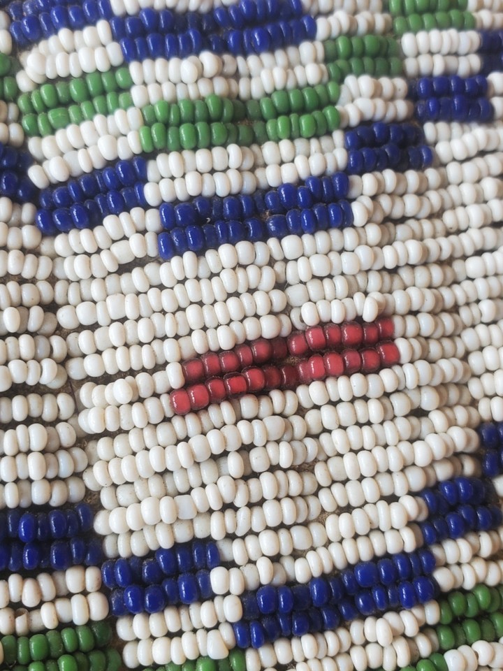 Antique OLD Native American Indian Lakota sioux beaded quilled knife ...