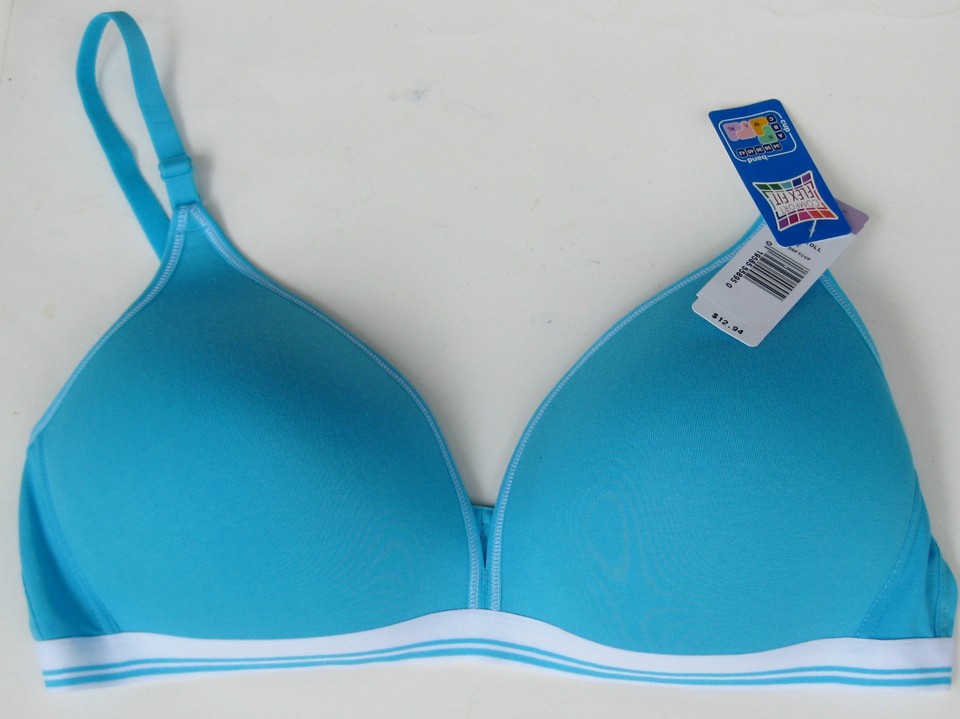 New Hanes CustomFlex Fit WireFree Foam Cottony Boyfriend Bra G147 Size ...