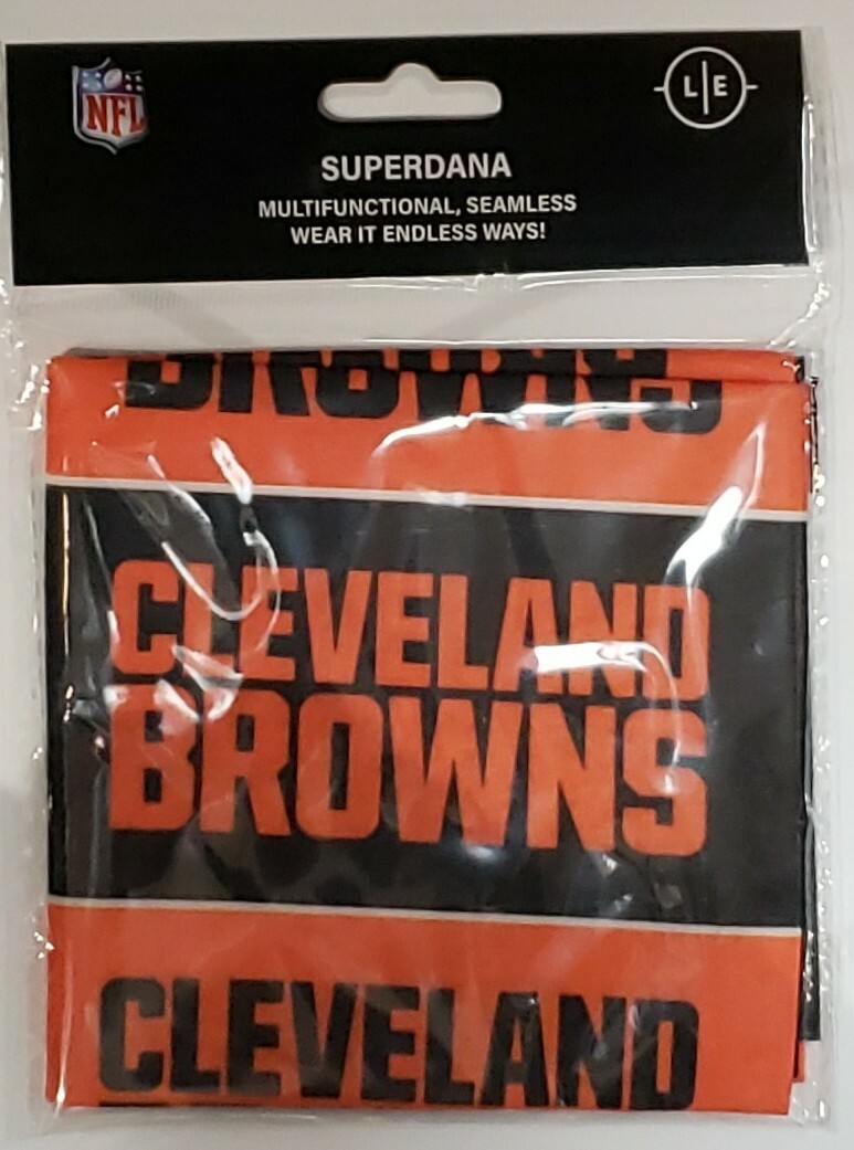Cleveland Browns Superdana Multi-Purpose Neck Gaiter Mask Scarf ...